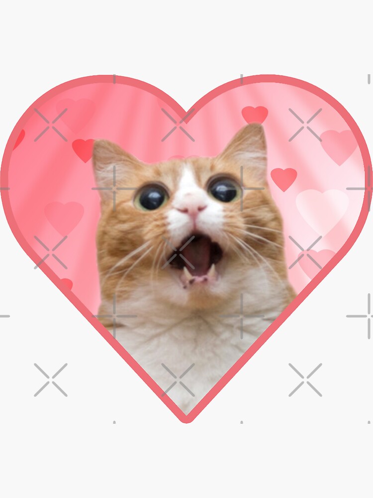 "Kitty Stickers: Loving Kitty" Sticker for Sale by Elisecv | Redbubble