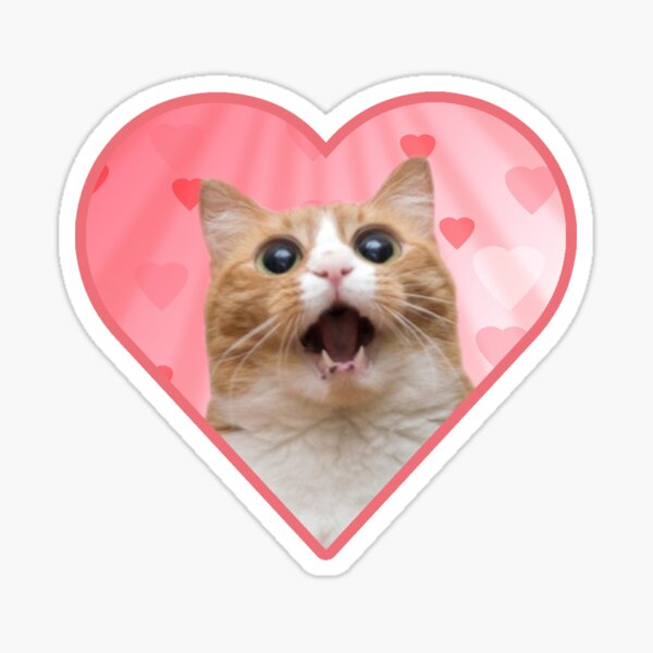 "Kitty Stickers: Loving Kitty" Sticker for Sale by Elisecv | Redbubble