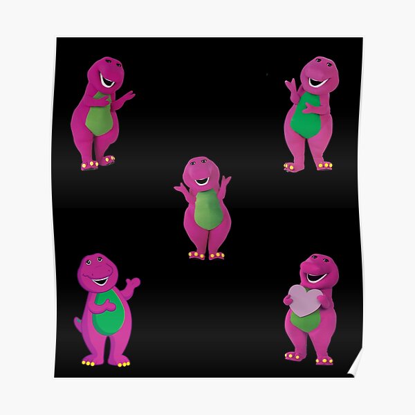 "Barney (Barney & Friends) pack" Poster by vara-store | Redbubble