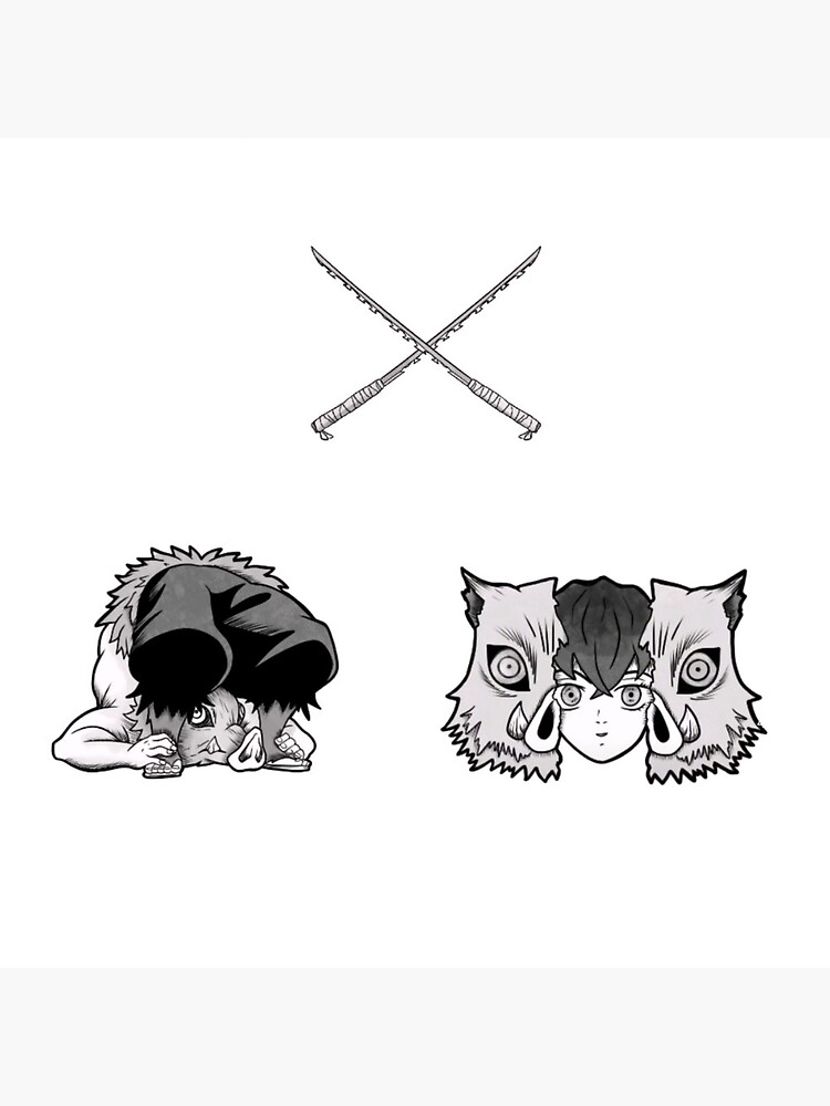 "Inosuke tattoo ideas - Demon Slayer" Pin by IrmaaArtist | Redbubble