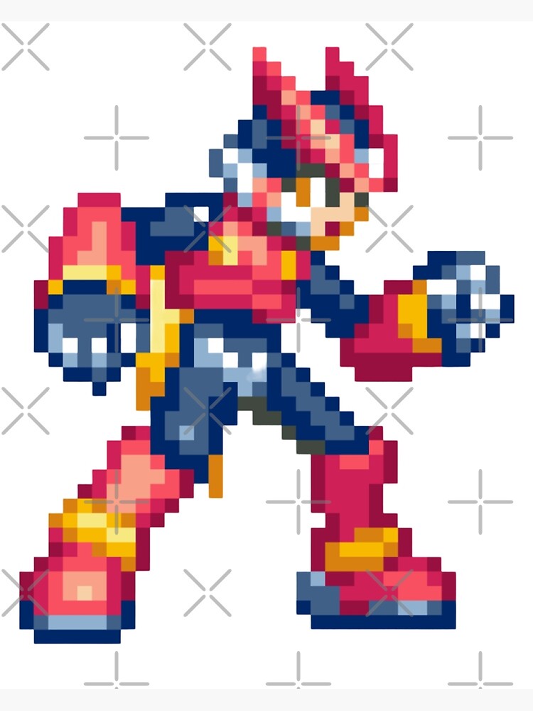"Mega Man Zero Sprite" Poster for Sale by hansfriedrich6 | Redbubble