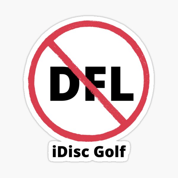 "No Dead F-in Last - iDisc Golf" Sticker by iDiscGolf | Redbubble