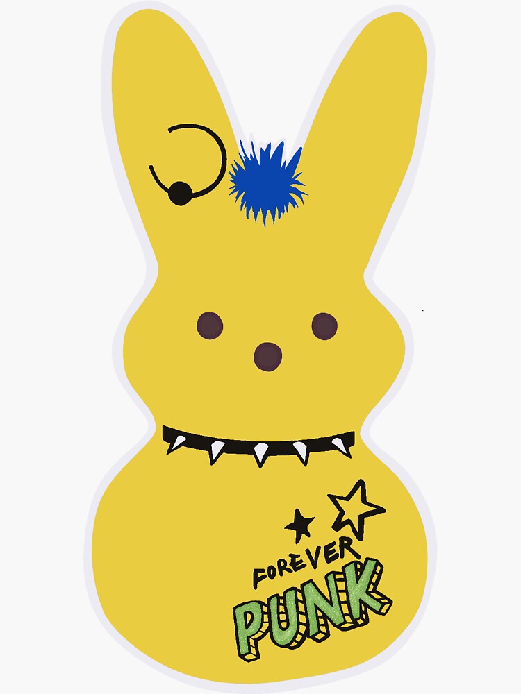 "Yellow Emo peep" Sticker by Callieashtonart | Redbubble