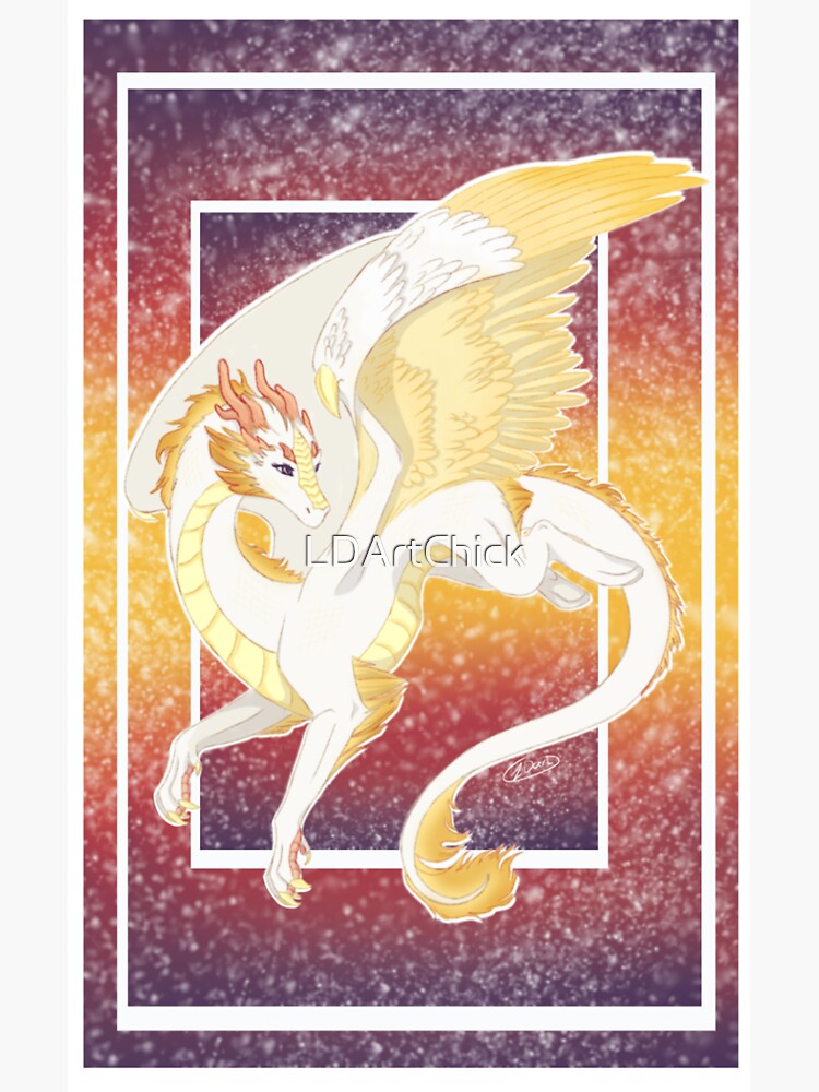 "Summer Dragon" Sticker by LDArtChick | Redbubble