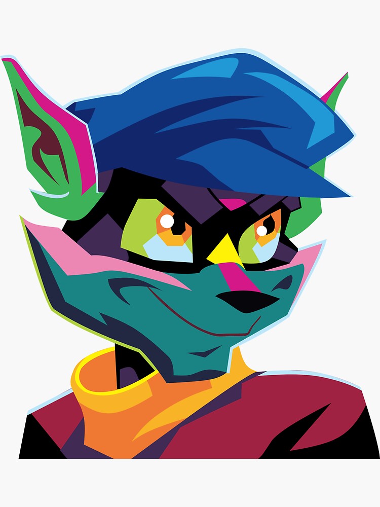 "Sly Cooper Pop" Sticker by MyGamerRoom | Redbubble