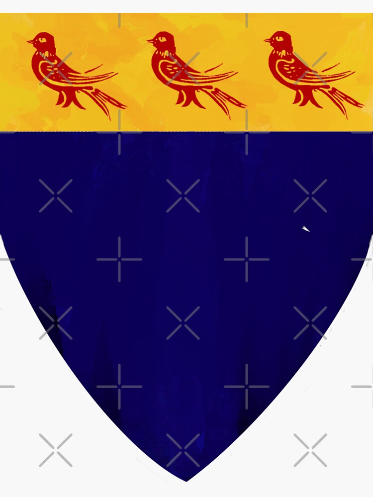 "Wrey Coat of Arms (Wray)" Sticker by salemkingofarms | Redbubble