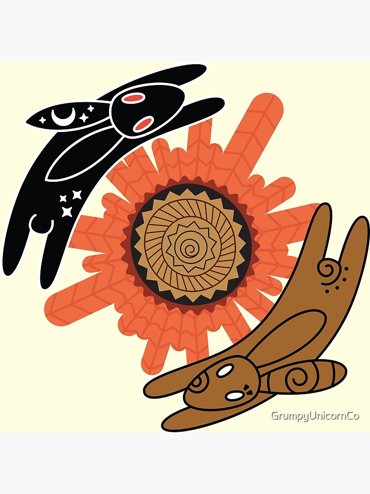 "Watership Down Rabbits" Poster for Sale by GrumpyUnicornCo | Redbubble