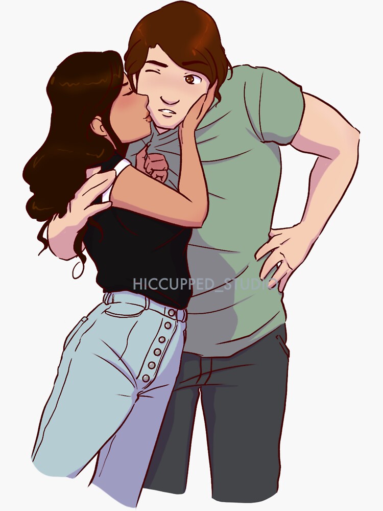 "Rose and Dimitri Cute" Sticker by HiccuppedStudio | Redbubble