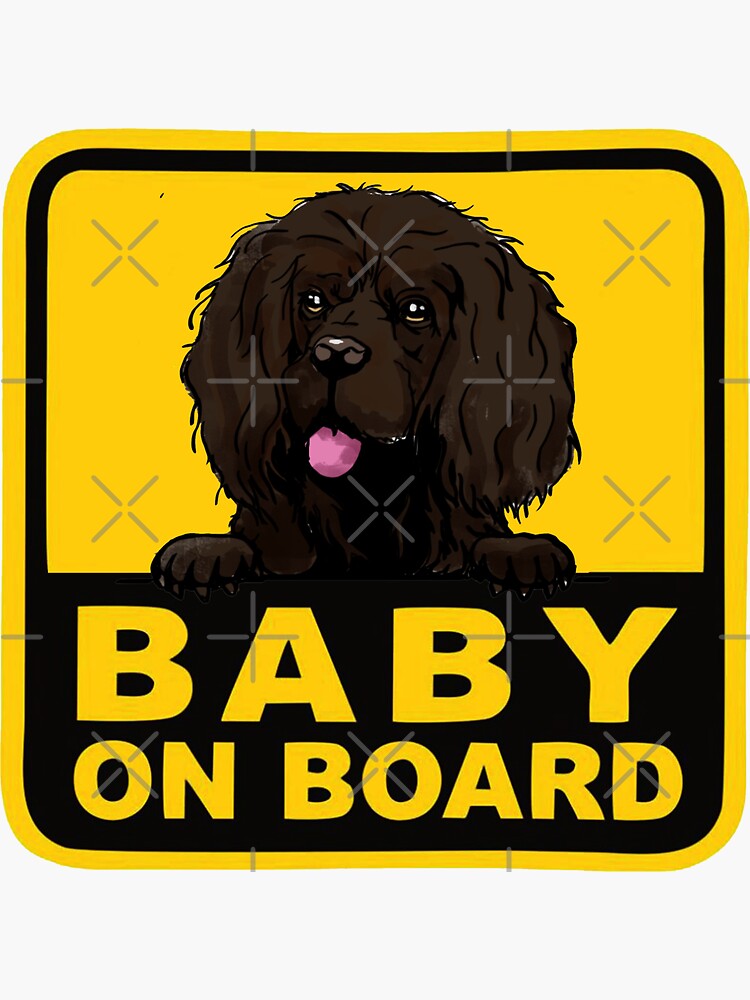"Boykin spaniel ,Peeking dog decal,Fur Baby On Board Car Sign, Animal ...