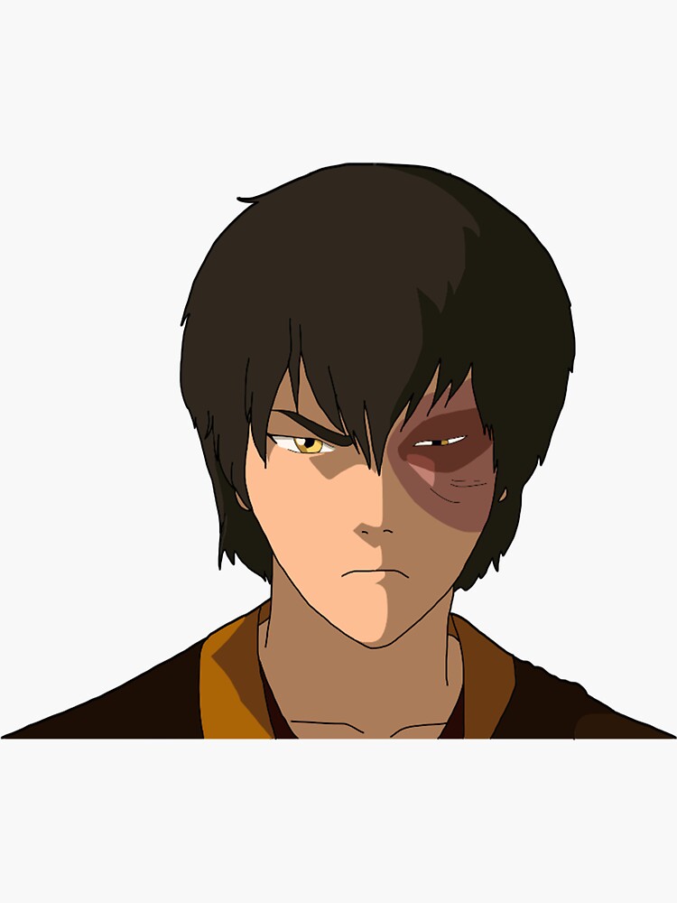 "Zuko" Sticker by AirbenderRB | Redbubble