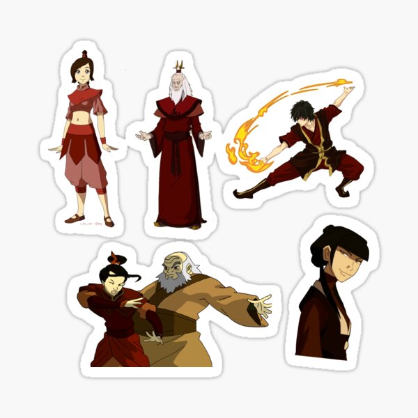 "Avatar Sticker Pack" Sticker for Sale by AirbenderRB | Redbubble
