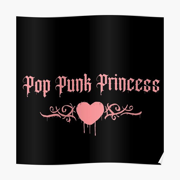 "Pop Punk Princess" Poster for Sale by RoserinArt | Redbubble