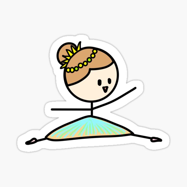 "Ballet Rina Sticker | Medora's Variation Blue Tutu" Sticker by ...