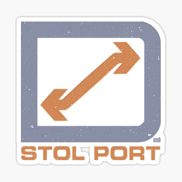 "Stol Port " Sticker by bertinehanafe | Redbubble