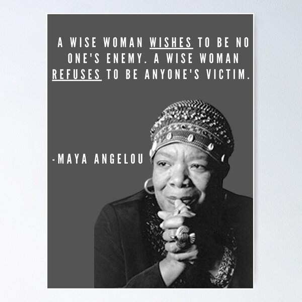 "Maya Angelou Inspired Design" Poster for Sale by Central-Designs ...