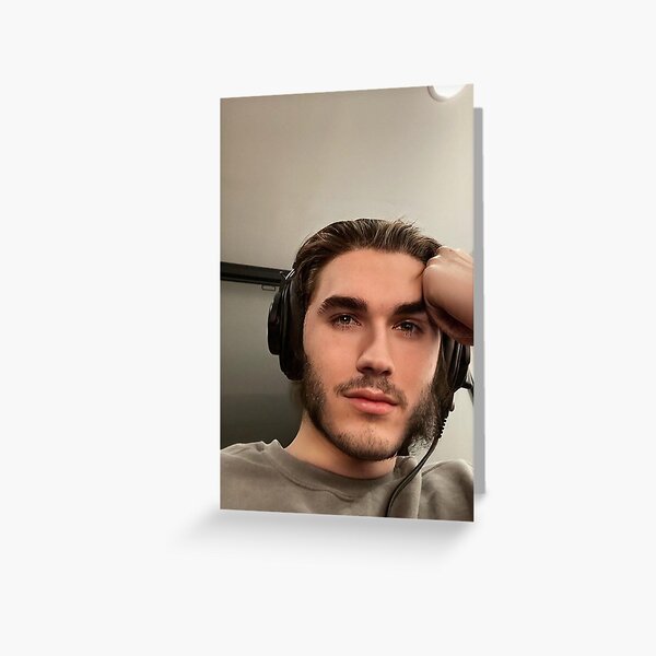 "Jschlatt Handsome Filter Schlatt Face Reveal" Greeting Card for Sale ...