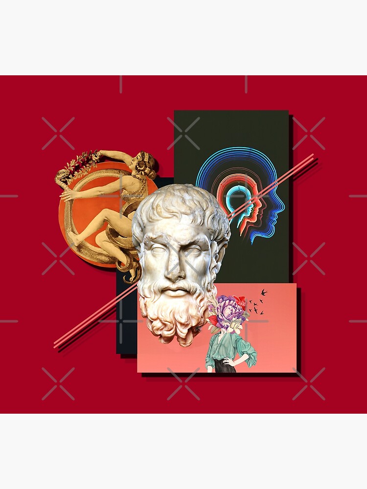 "epicurus" Poster for Sale by Collagophy | Redbubble