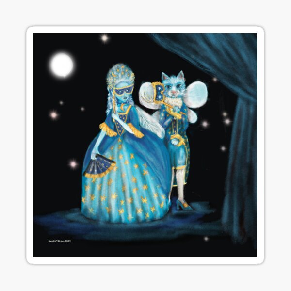 "The Midnight Ball" Sticker by HeidiSelkie | Redbubble