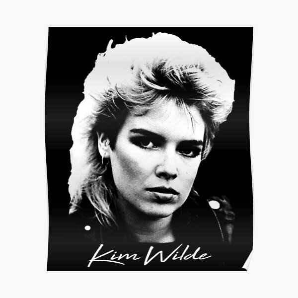 "Retro Kim Wilde" Poster for Sale by richardkinlry | Redbubble