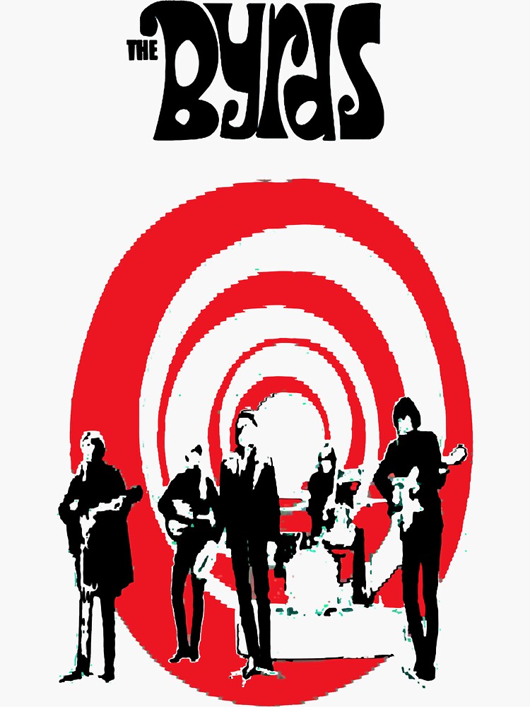 "The Byrds Classic" Sticker by TaraSummers | Redbubble