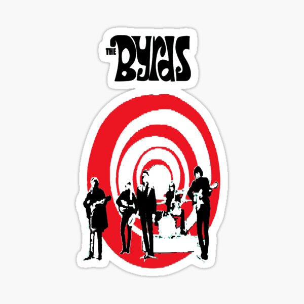 "The Byrds Classic" Sticker by TaraSummers | Redbubble