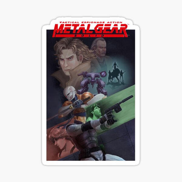 "Metal Gear Solid " Sticker by sarvinacup | Redbubble