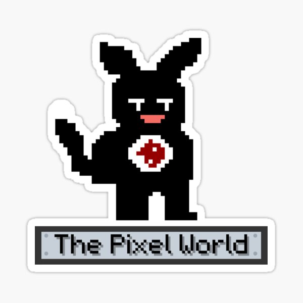 "Pixel Unknow" Sticker by Pixelanium | Redbubble