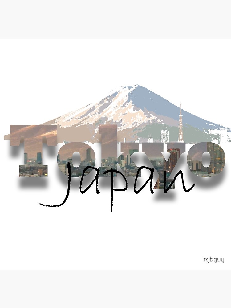 "Tokyo Japan Word Art" Poster for Sale by rgbguy | Redbubble
