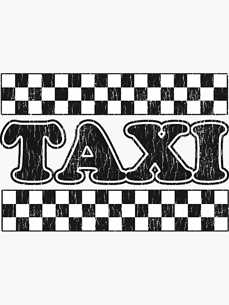 "Taxi Retro TV Show Fan Art" Sticker by Whoops620 | Redbubble