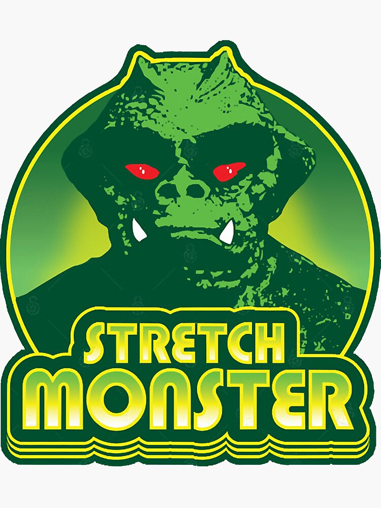 "Stretch Monster Face " Sticker by vaseltoti | Redbubble