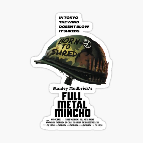 "Band Maid - Full Metal Mincho - Full version - Born to Shred" Sticker ...