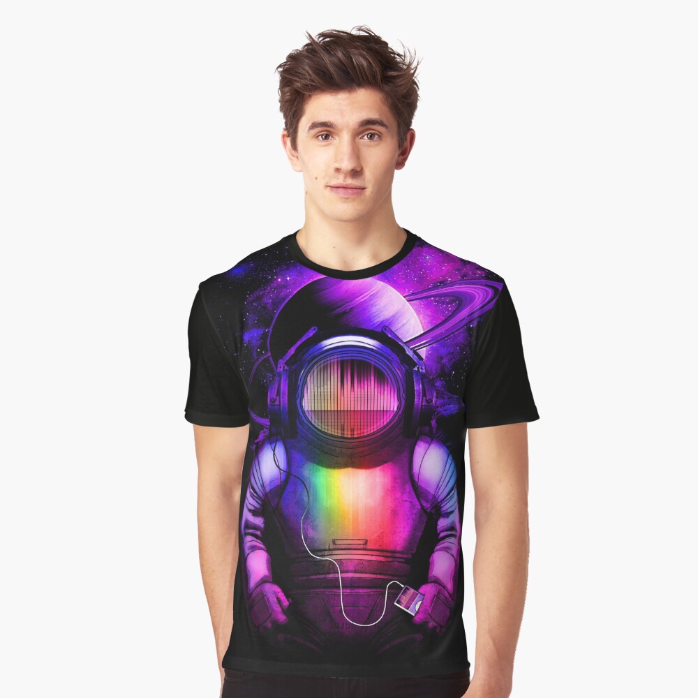 "Music in space" Sticker for Sale by moncheng | Redbubble