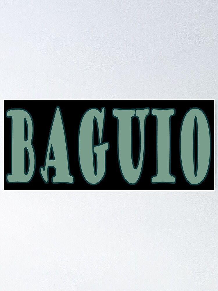 "Baguio, City of Pines, Philippines, Pinoy, Typography, Aesthetic Text ...