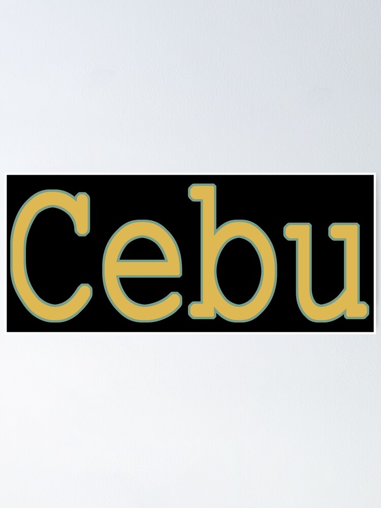 "Cebu, Philippines, Pinoy, Typography, Aesthetic Text, Minimalistic ...