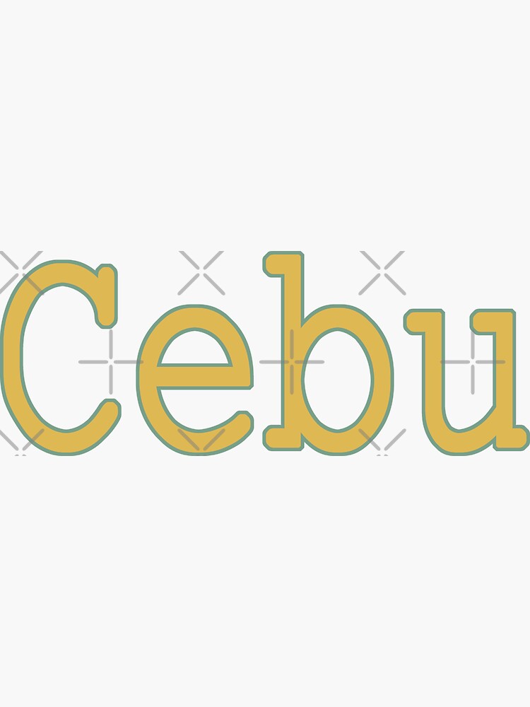 "Cebu, Philippines, Pinoy, Typography, Aesthetic Text, Minimalistic ...