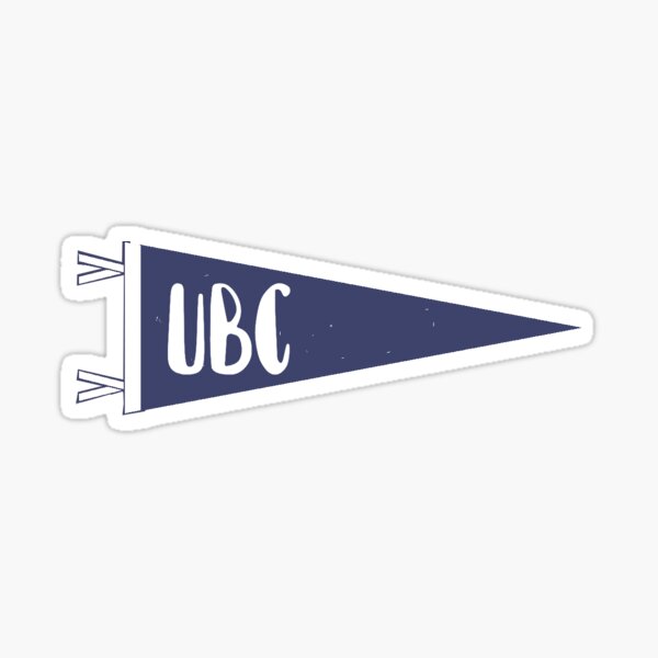 "UBC Flag" Sticker for Sale by angelgu | Redbubble