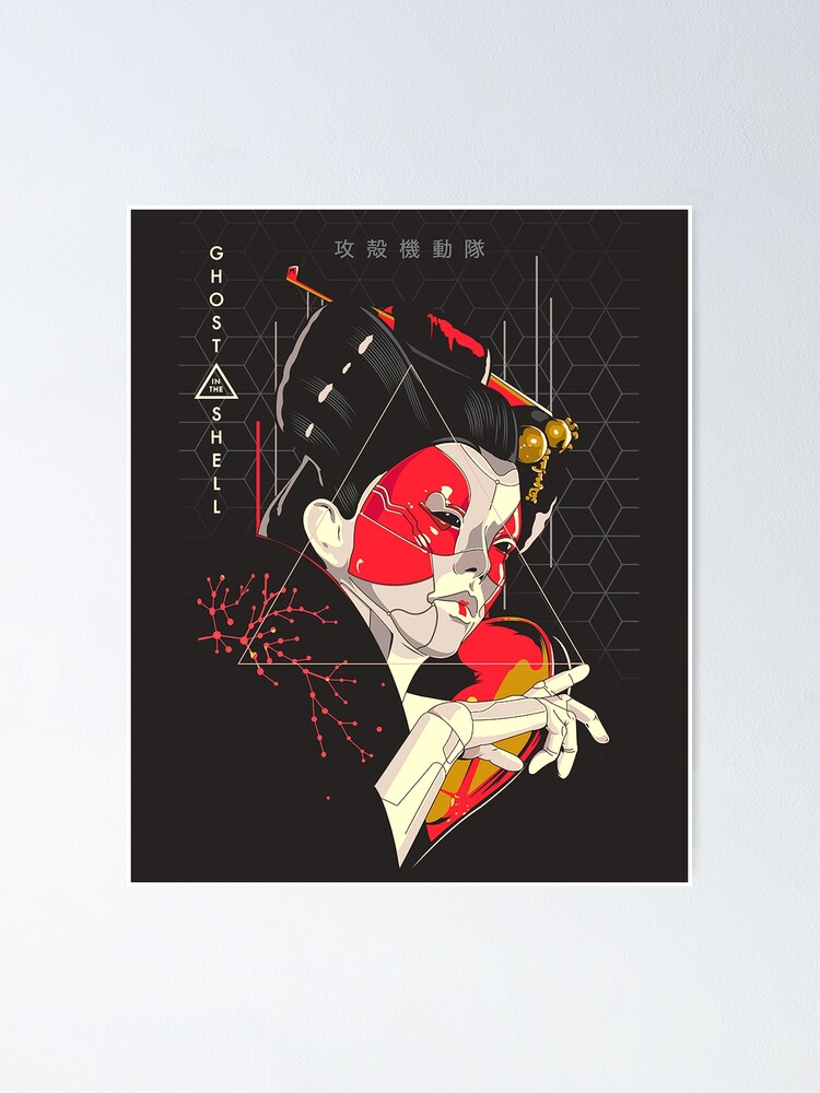 "Ghost In The Shell Geisha Machine Gits" Poster for Sale by MYCZQANM ...