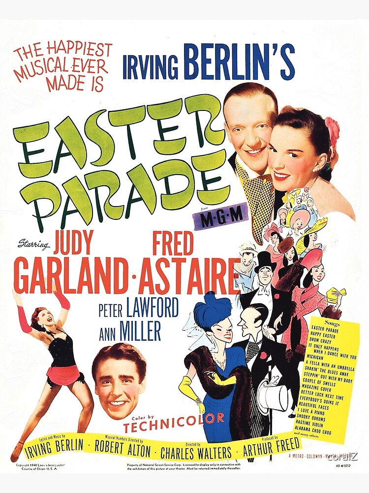 "EASTER Parade 1948 Irving Berlin Musical, with Fred Astaire, Judy ...