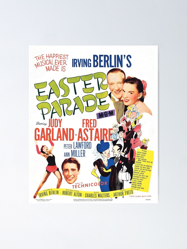 "EASTER Parade 1948 Irving Berlin Musical, with Fred Astaire, Judy ...