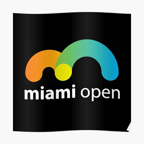 " Miami Open " Poster for Sale by WaraidRed | Redbubble