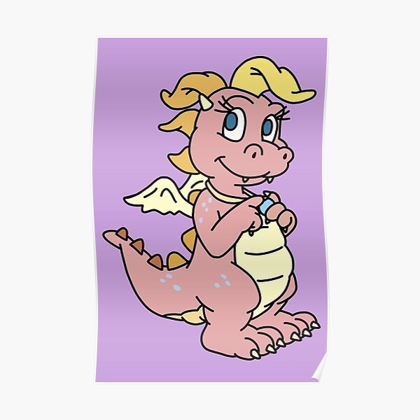 Dragon Tales Cassie Fan Art Poster For Sale By Ethereal Enigma Redbubble