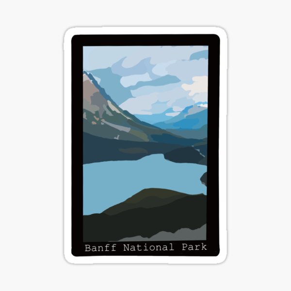 "Banff National Park" Sticker by darlingbritt | Redbubble