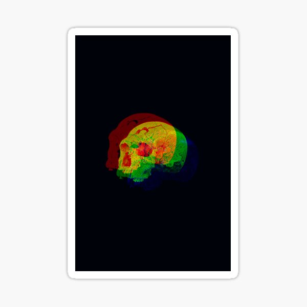 "Trippy Neanderthal" Sticker by StormPuffin | Redbubble