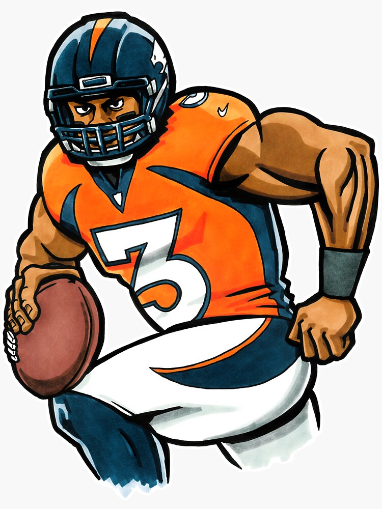 "Russ (Orange)" Sticker by AETHERART | Redbubble