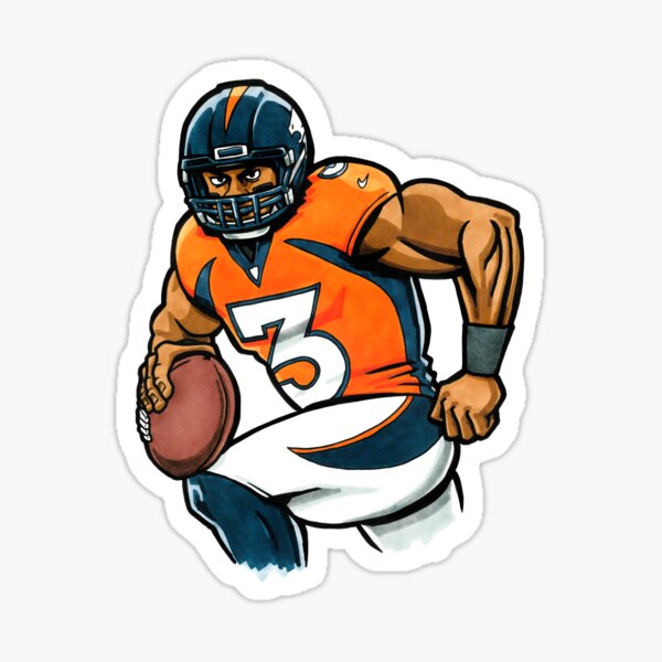 "Russ (Orange)" Sticker by AETHERART | Redbubble
