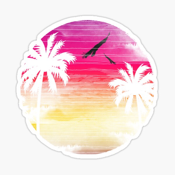 "Paradise" Sticker for Sale by clingcling | Redbubble