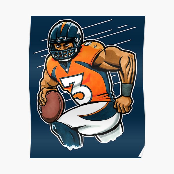 "Russ (Blue)" Poster for Sale by AETHERART | Redbubble