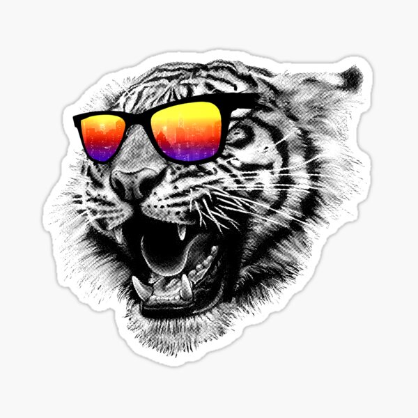 "Roar" Sticker by clingcling | Redbubble
