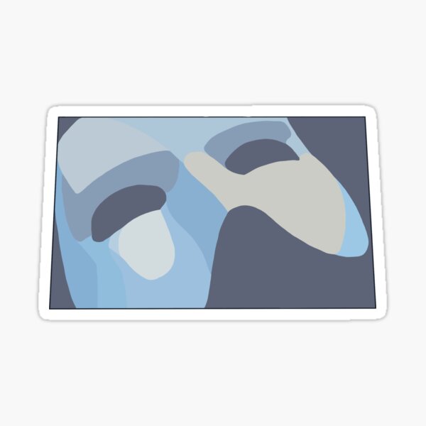 "Phantom Mask" Sticker for Sale by gingerrr17 | Redbubble