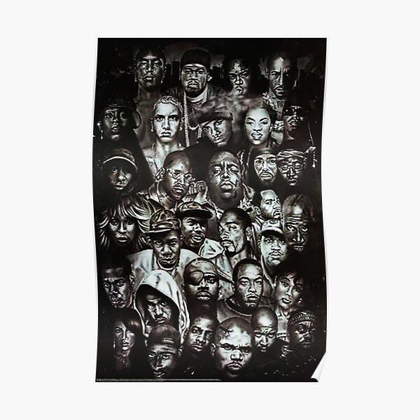 "Rap Gods Poster - Legends Collage" Poster for Sale by Heatherhunt587 ...